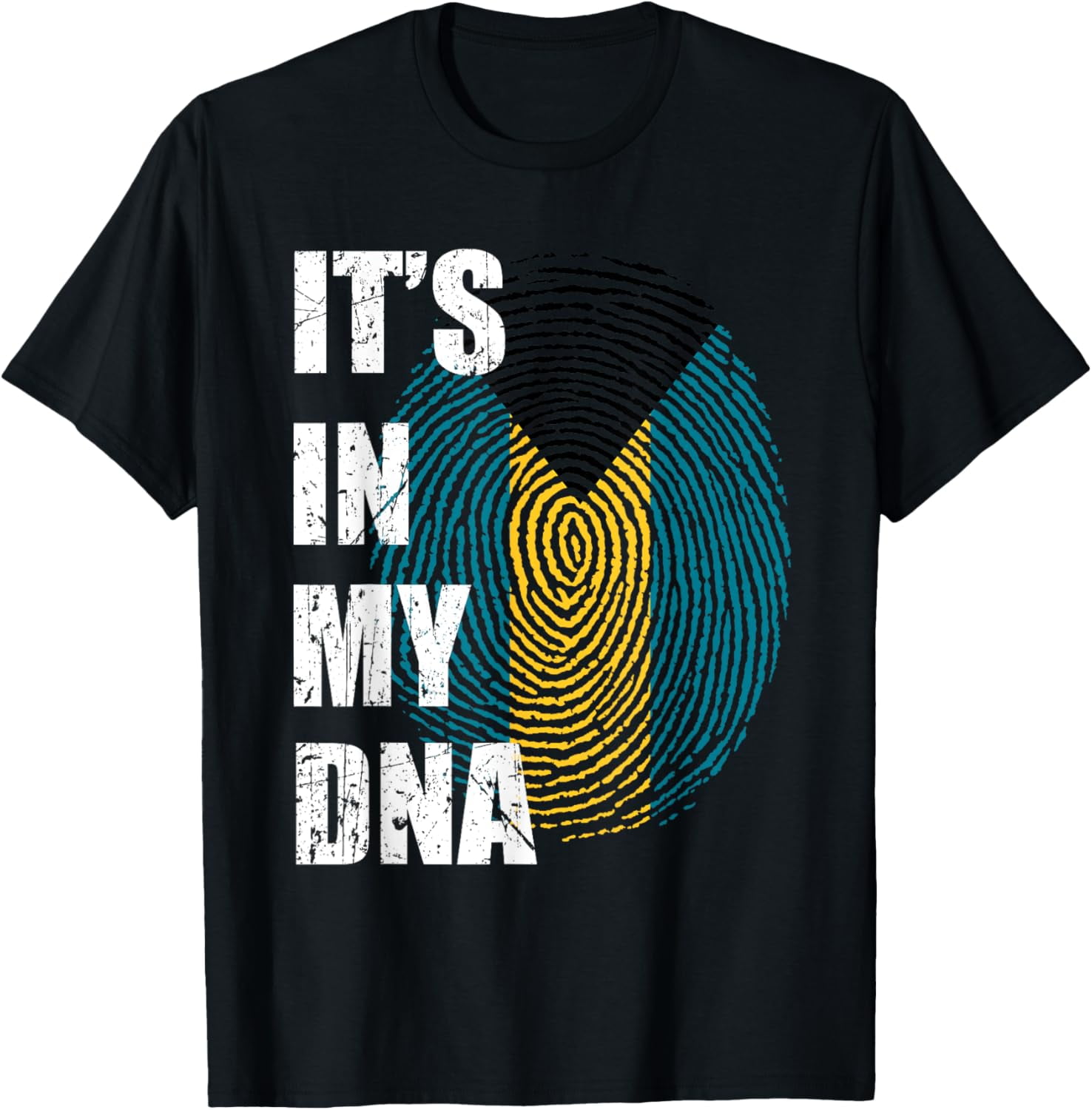 It's in MY DNA Bahamas Flag National Country Roots Pride T-Shirt ...