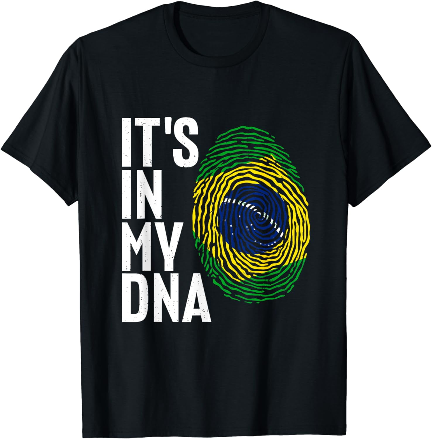 It's in My DNA Brazil Flag Sport Brazil National Pride T-Shirt ...
