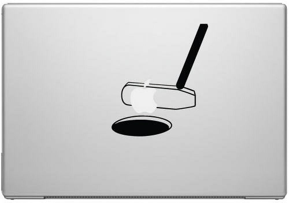 It's in the Hole Tap in Putter Golf Macbook Car Tablet Art - Black ...