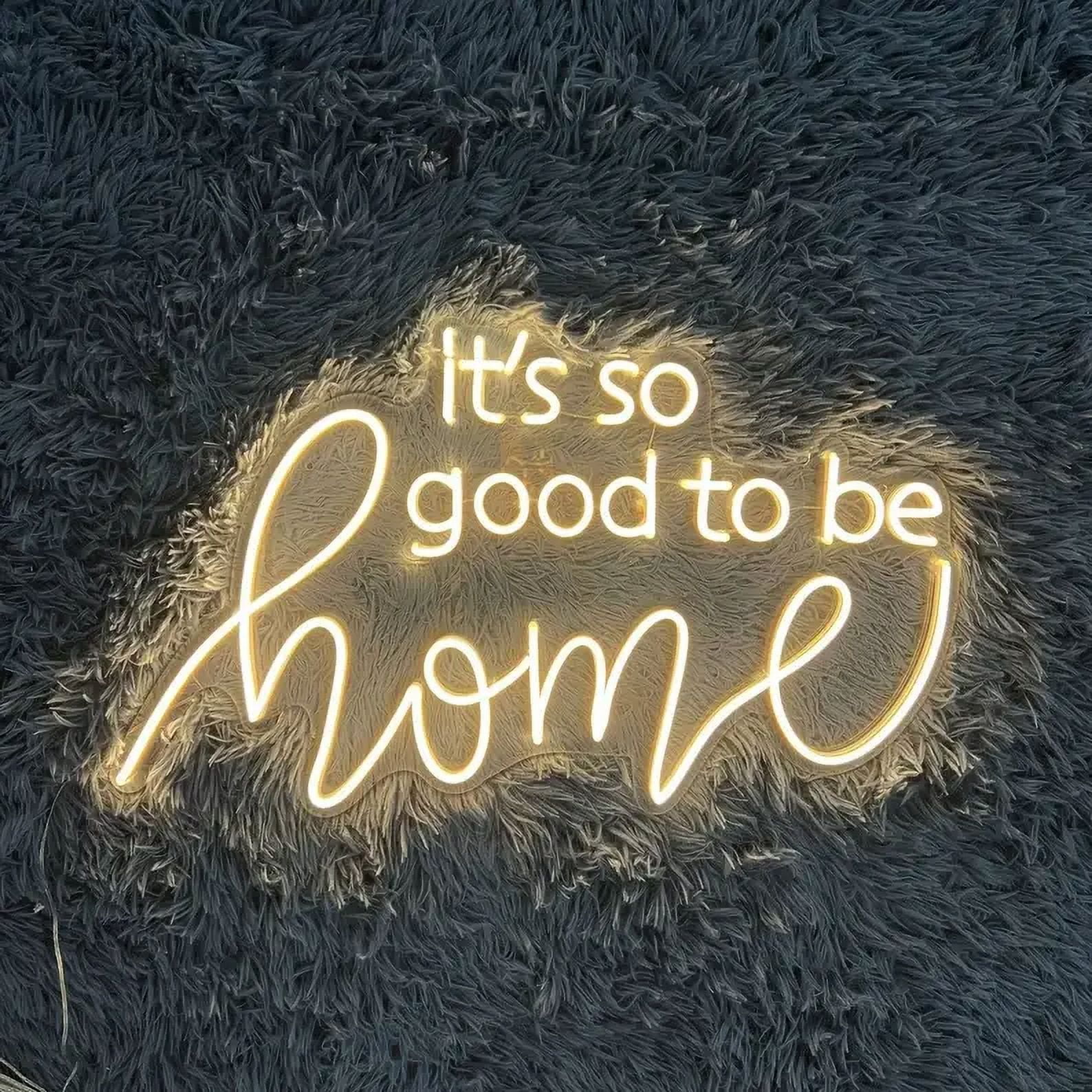 It's so good to be home Neon Sign, Long-lasting Wall Decor - Walmart.com