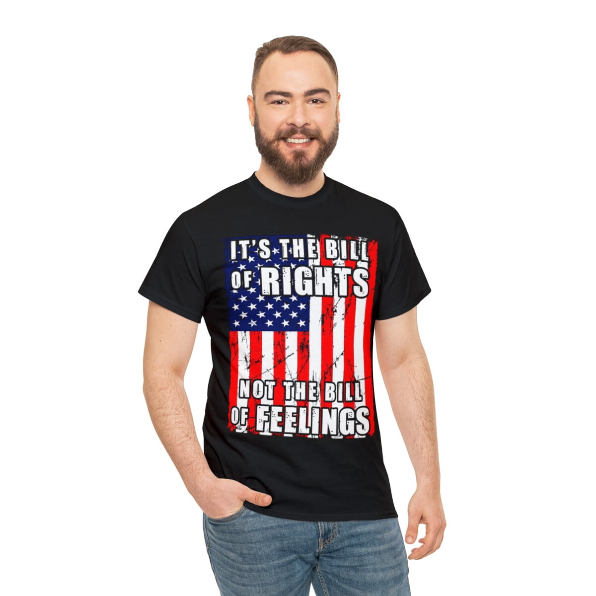 It's the Bill of Rights not bill of feelings Men's Short Sleeve Tee ...