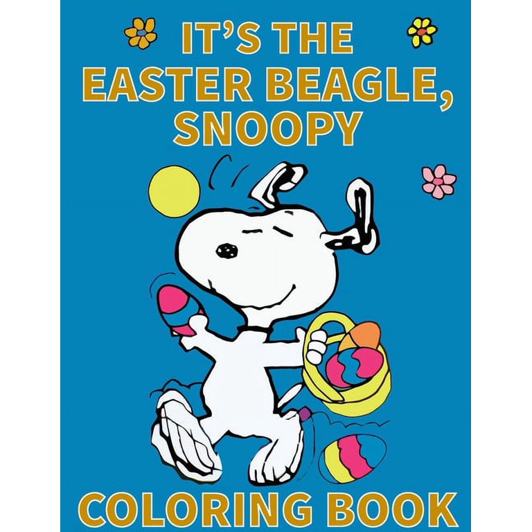 easter beagle coloring pages