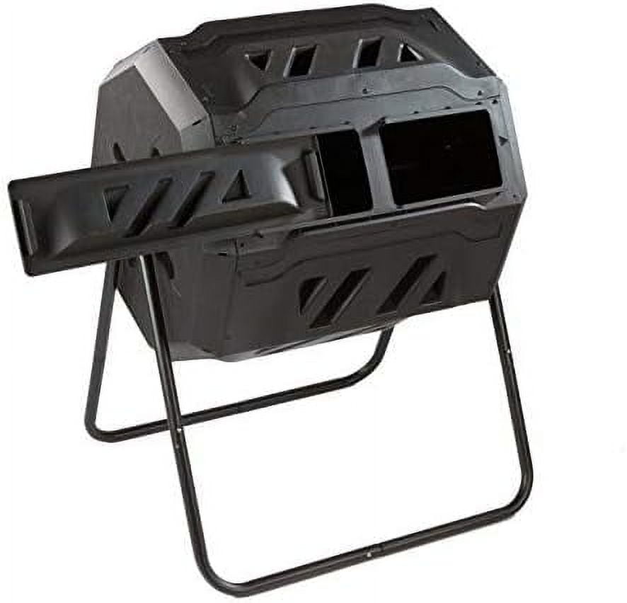It's useful. Twin Chamber Rotating Compost Bin - Dual Chamber Rolling ...