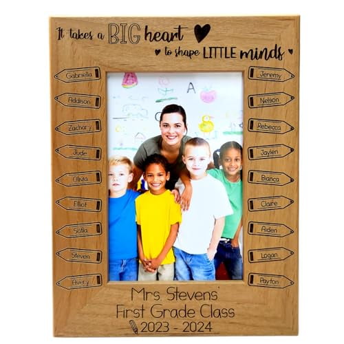 It takes a Big heart to shape little minds-Picture Frame-Teacher ...