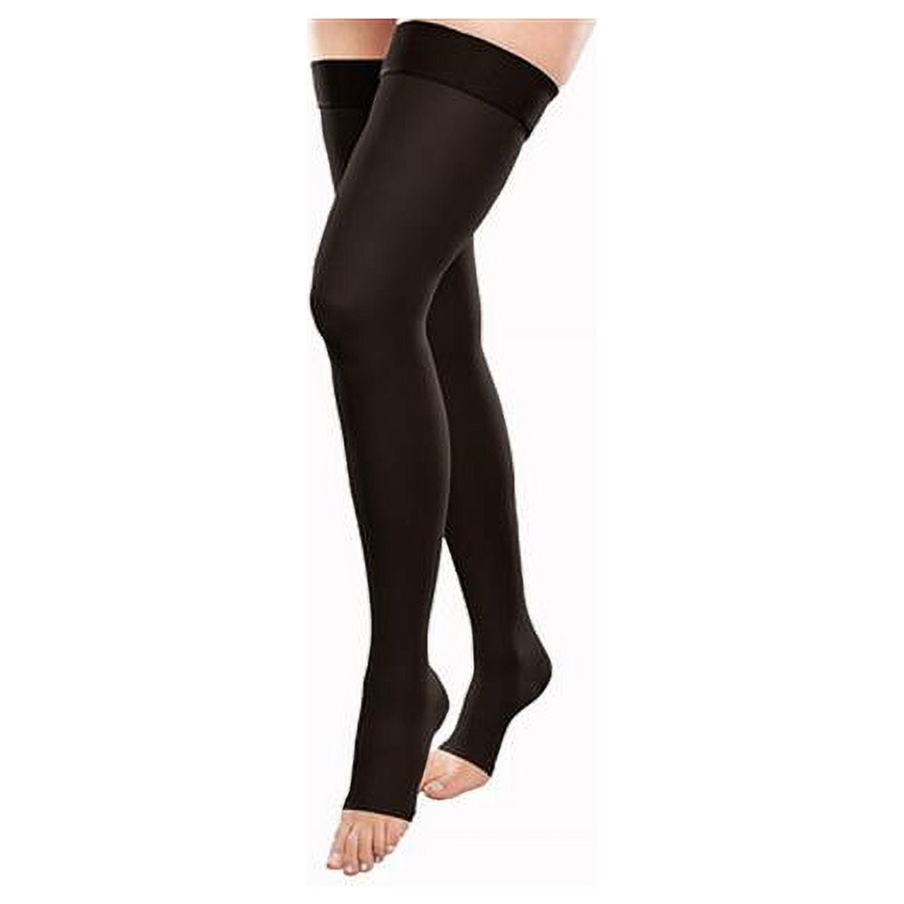 Ita-Med Unisex Microfiber Open Toe Thigh High Graduated Compression ...