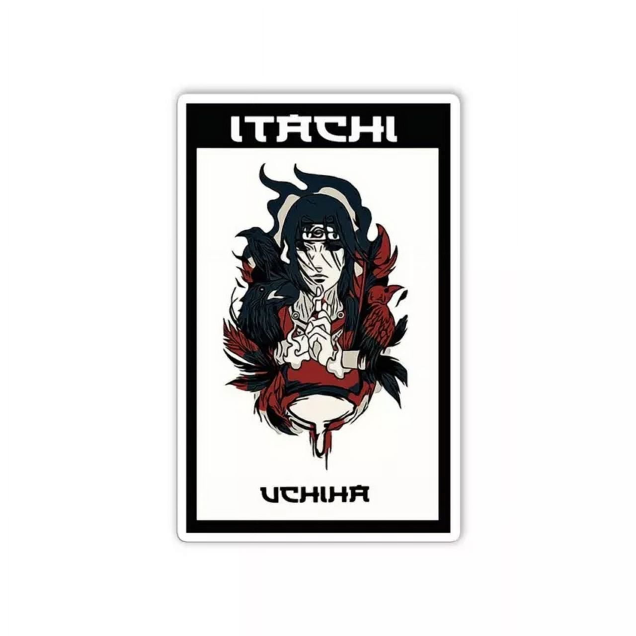 Itachi Uchiha Naruto 17W135 Ddsticker Anime Decal Phone Decal Water ...