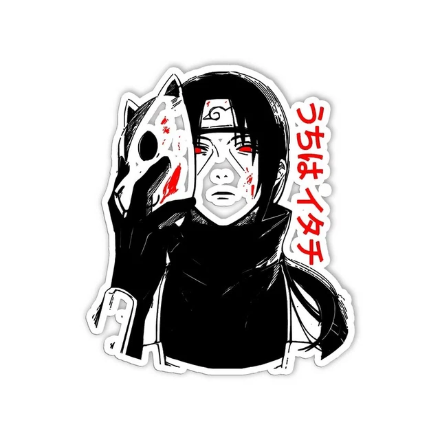 Itachi Uchiha Naruto Shippuden 17W134Sticker Anime Decal Phone Decal ...