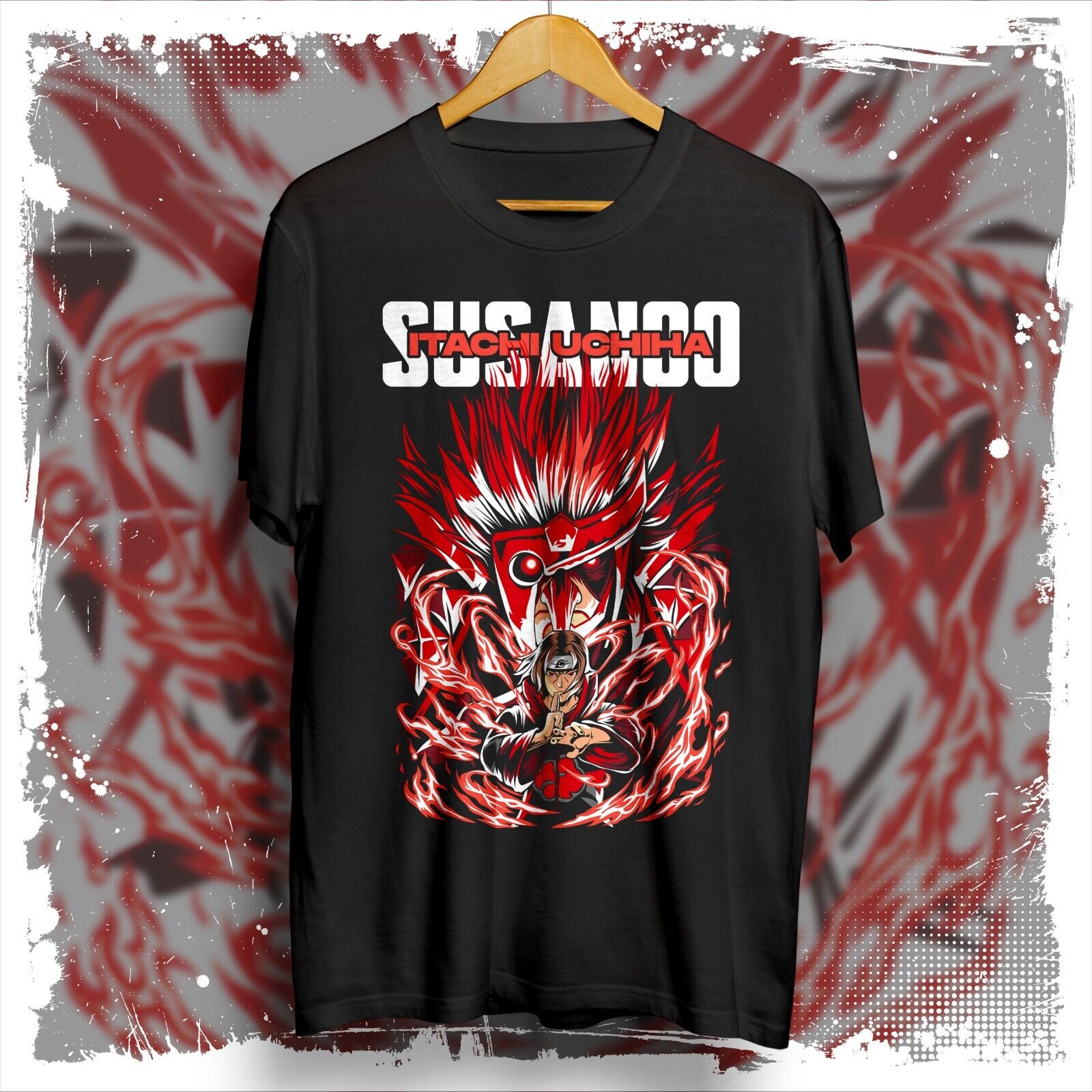 Itachi Uchiha Susanoo anime graphic tees, Naruto tshirt, anime shirt ...