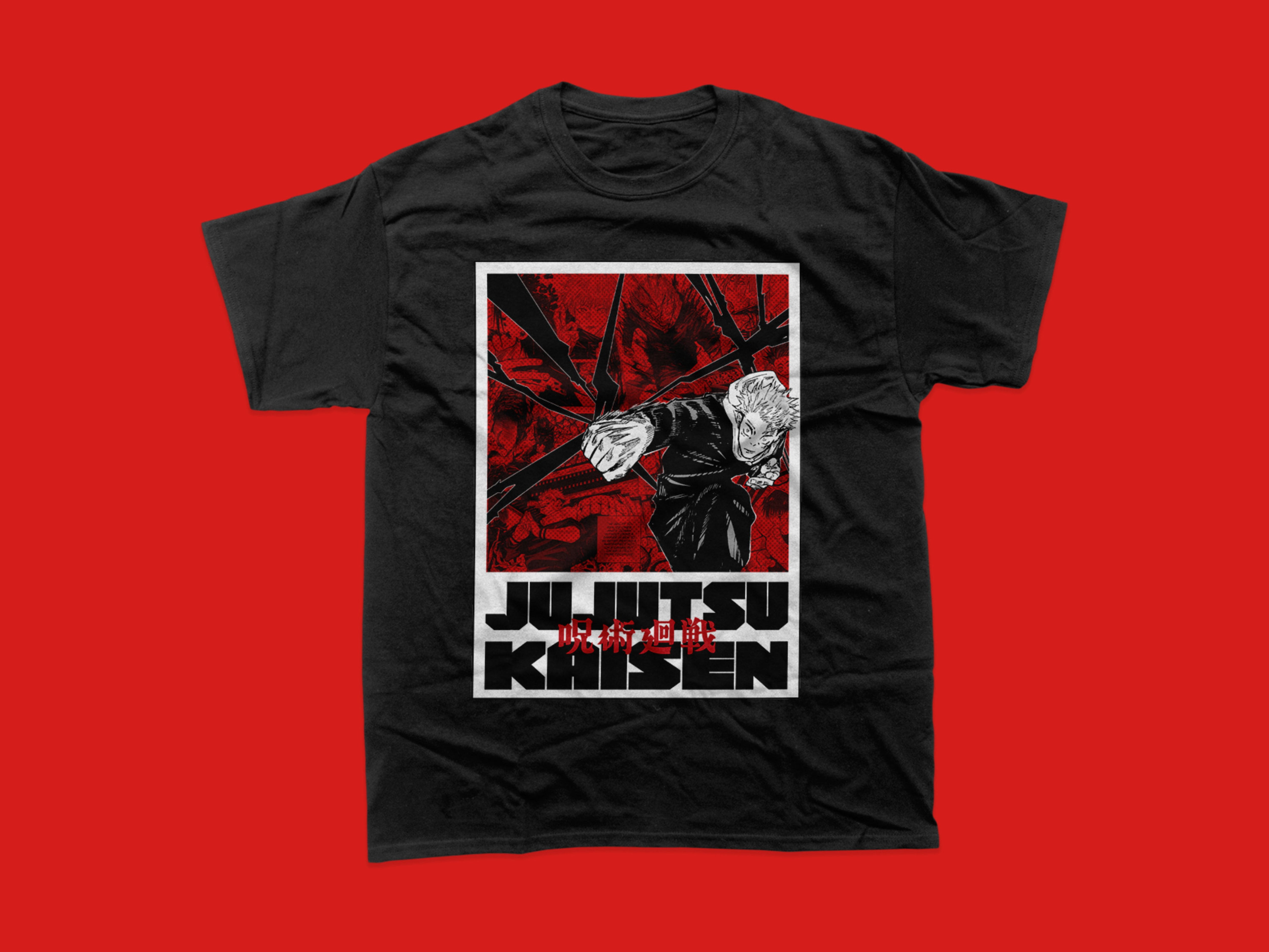 Itadori Yuji Shirt, Jujustu Kaisen JJK Shirt, Anime Manga Fan Gift ...