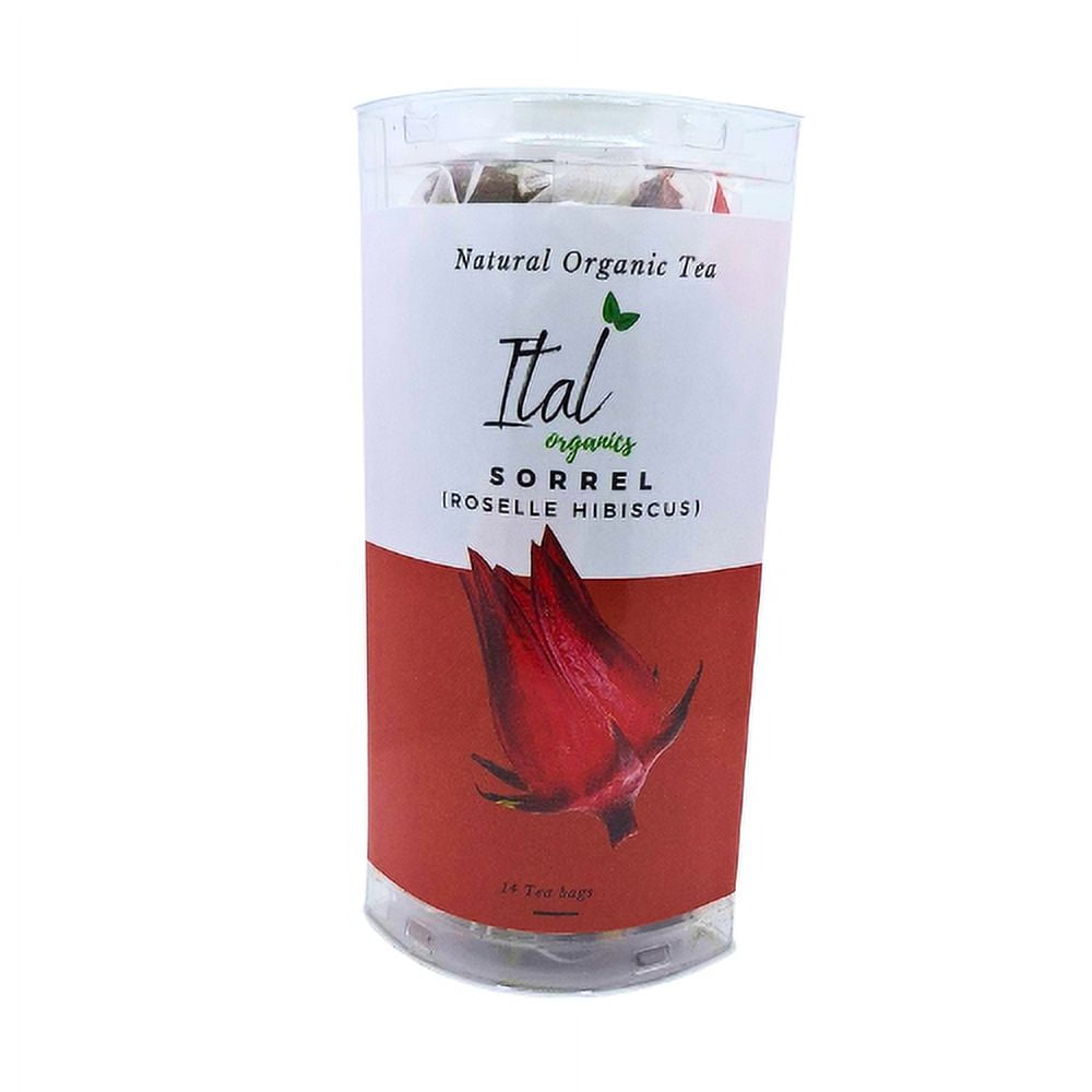 Ital Organics 100% Organic Sorrel Tea, 14 Tea Bags - Walmart.com
