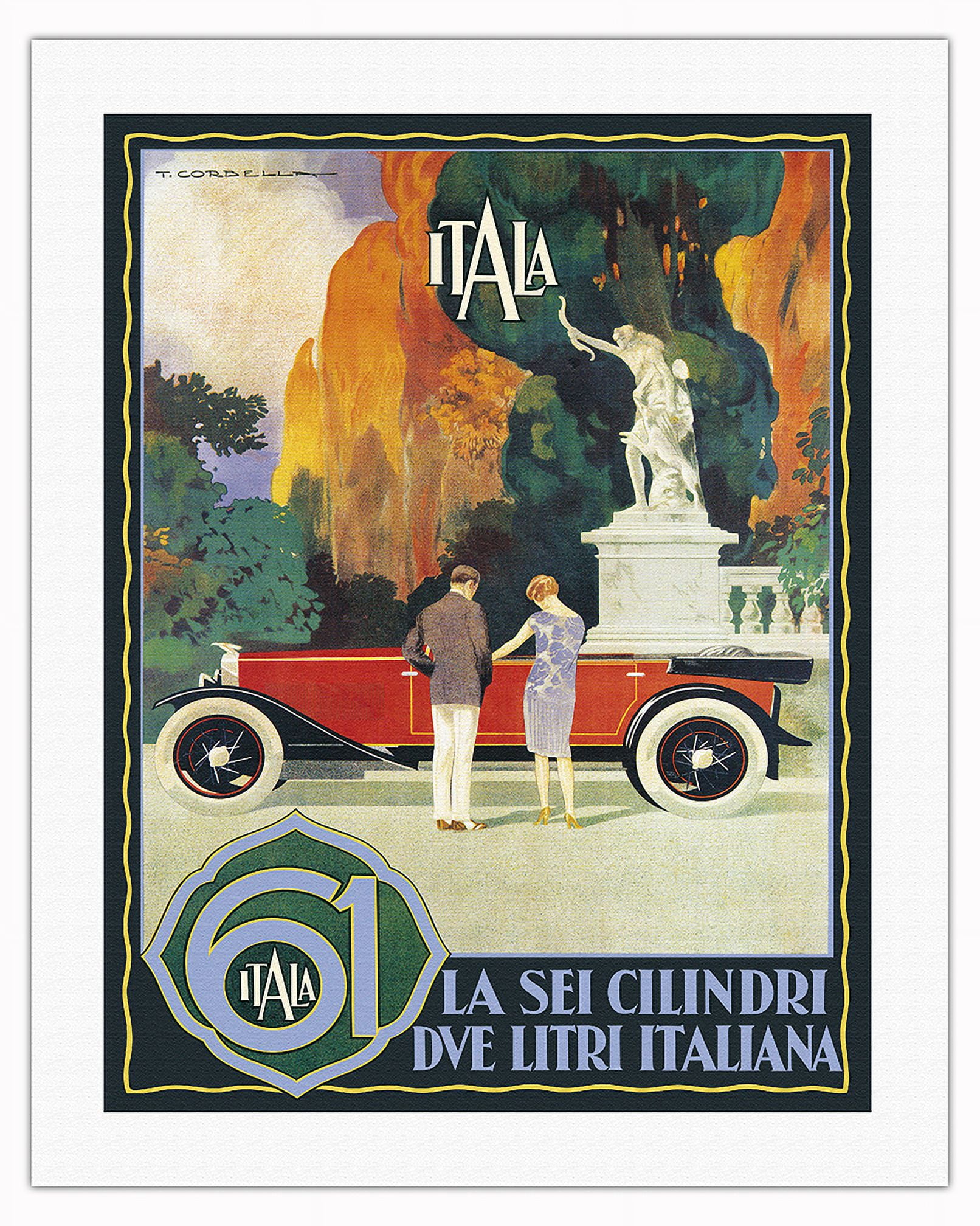 Itala Tipo 61- Italian Six-cylinder Two Liters - Vintage Automobile ...