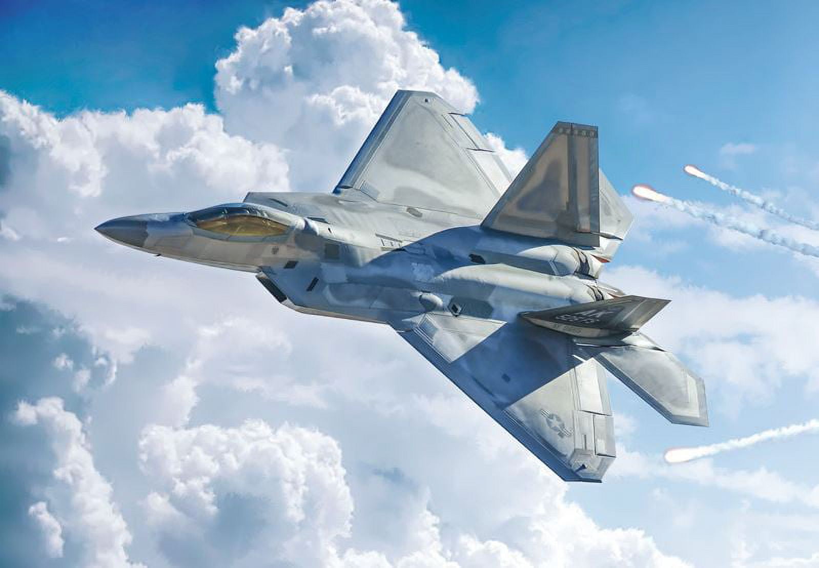 Italeri 2822 Lockheed Martin F-22A Raptor 1/48 Scale Plastic Model Kit ...