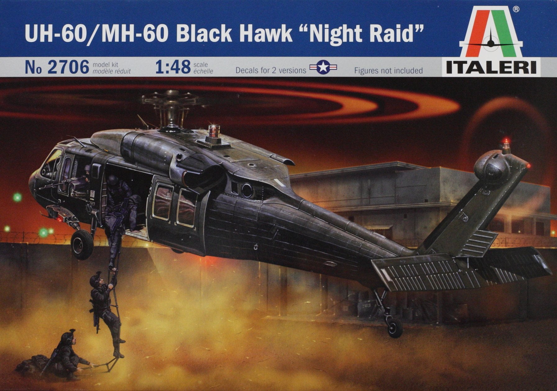 Italeri ¬†510002706¬†‚Äì 1:48 UH-60A Black Hawk Night Raid - Walmart.com