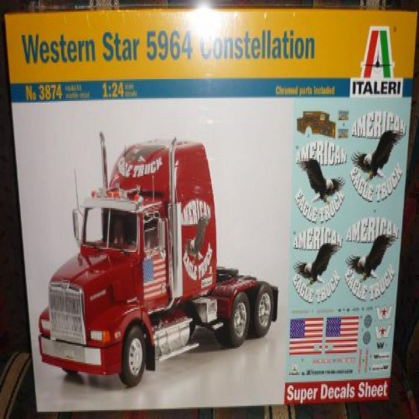 Italeri 553874 1/24 Western Star Constellation Truck - Walmart.com