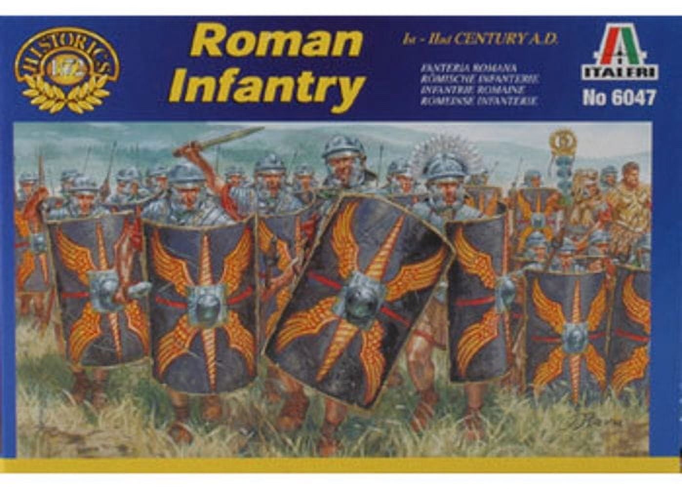 Italeri 6047 Roman Infantry Caesar's Wars - Imperial Age 1/72 Scale ...