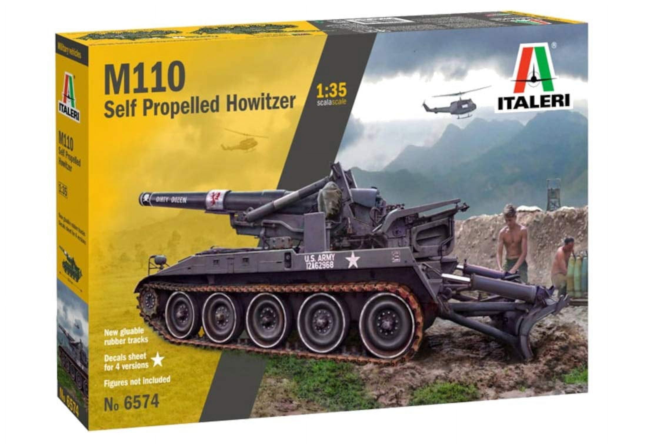 ITA6574 1:35 Italeri M110 Self Propelled Howitzer [Model Building KIT ...