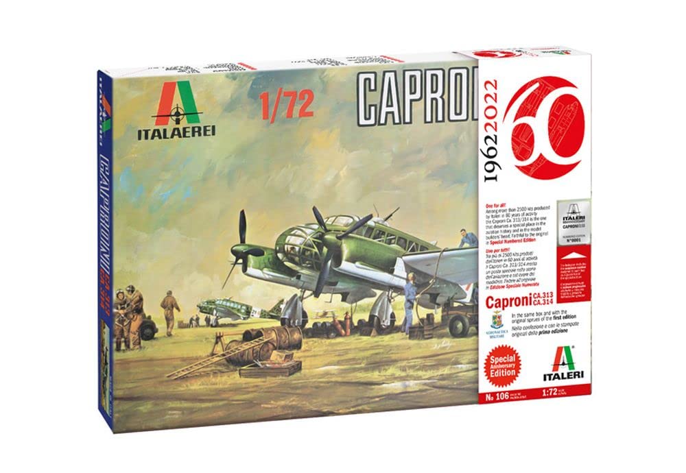 Italeri IT0106 106 Caproni CA.313 CA.314, Italaerei Vintage Edition 60 ...