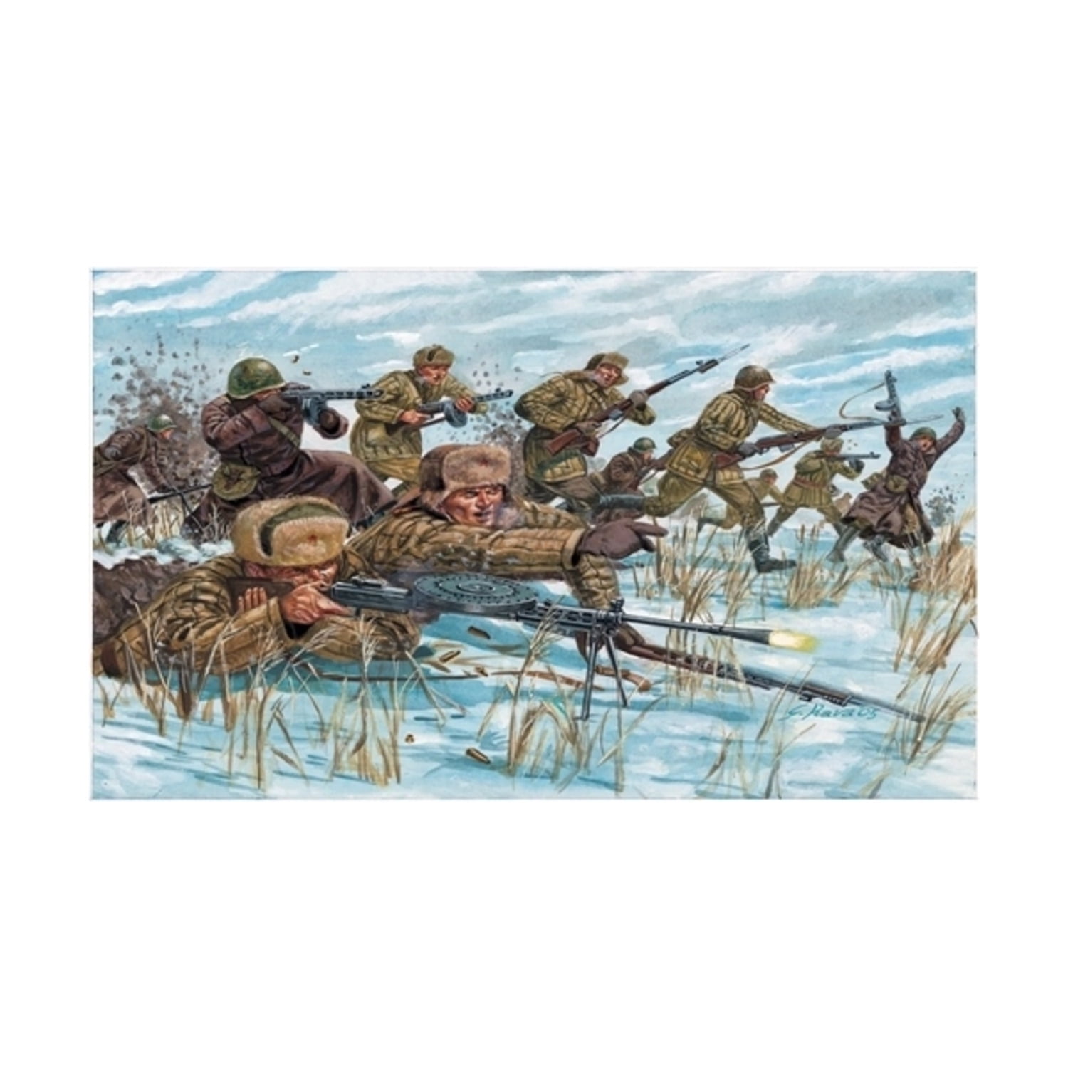 Italeri Russian Infantry (Winter Uniform) New - Walmart.com