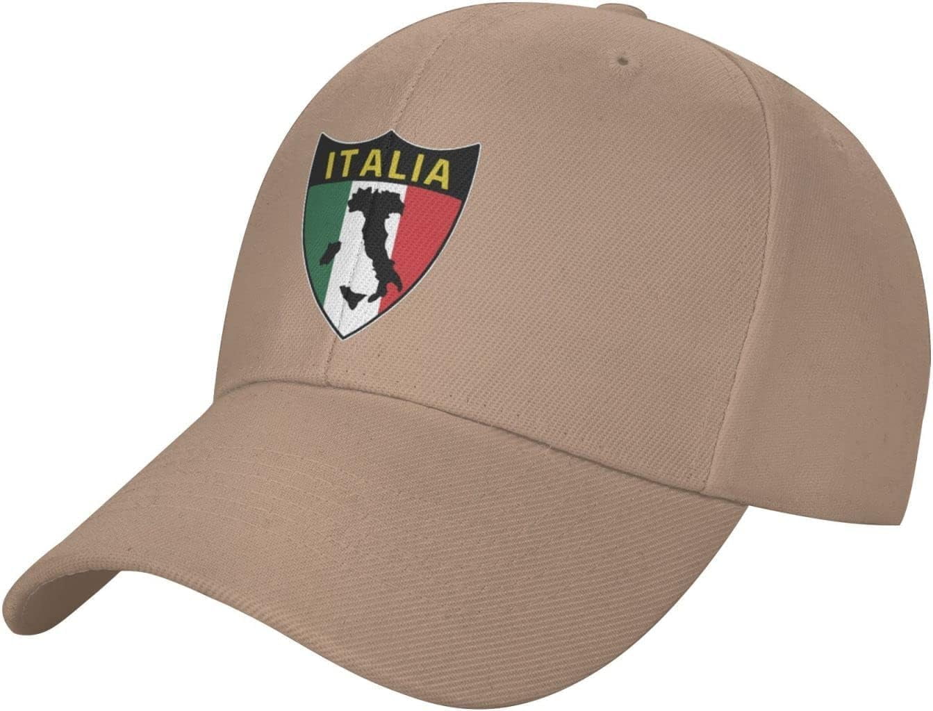 Italia-Flag-Shield-Love-Home-Italy- Baseball Cap Men - Classic Dad Hat ...