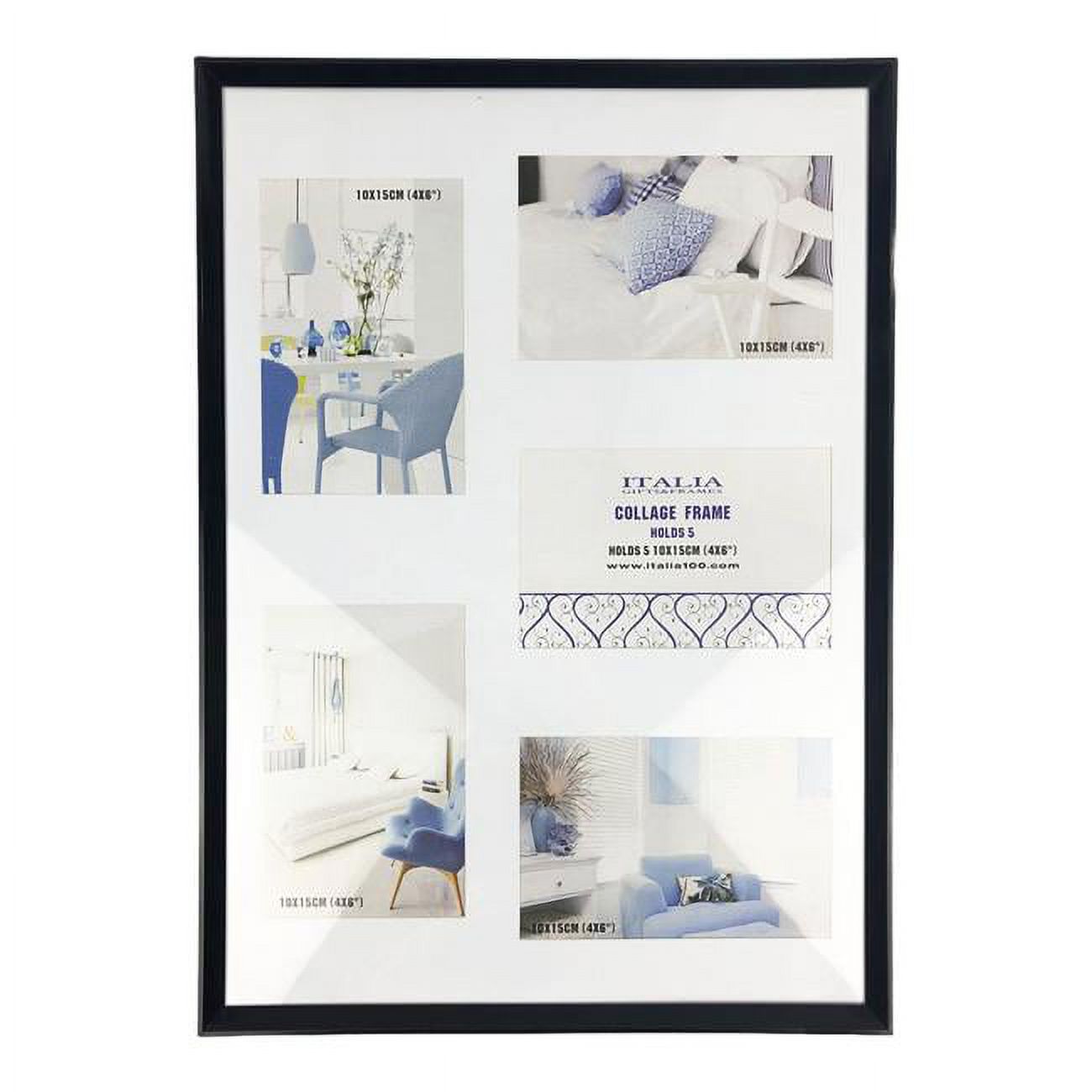 Italia Gifts & Frames 12181 12 x 16 in. PVC Collage Frame, Black ...