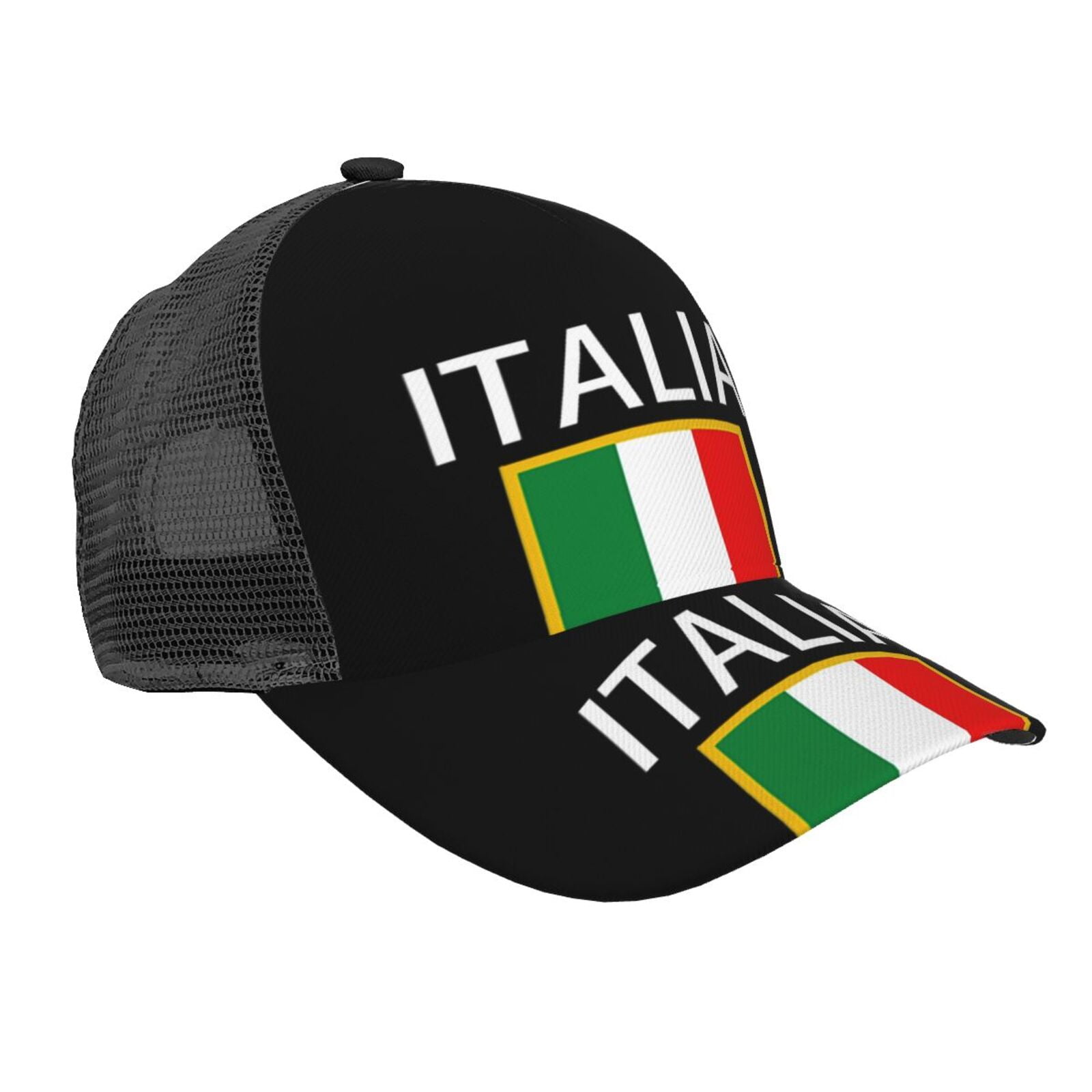 Italia Italian Flag Italy Snapback Trucker Hats Baseball Caps ...