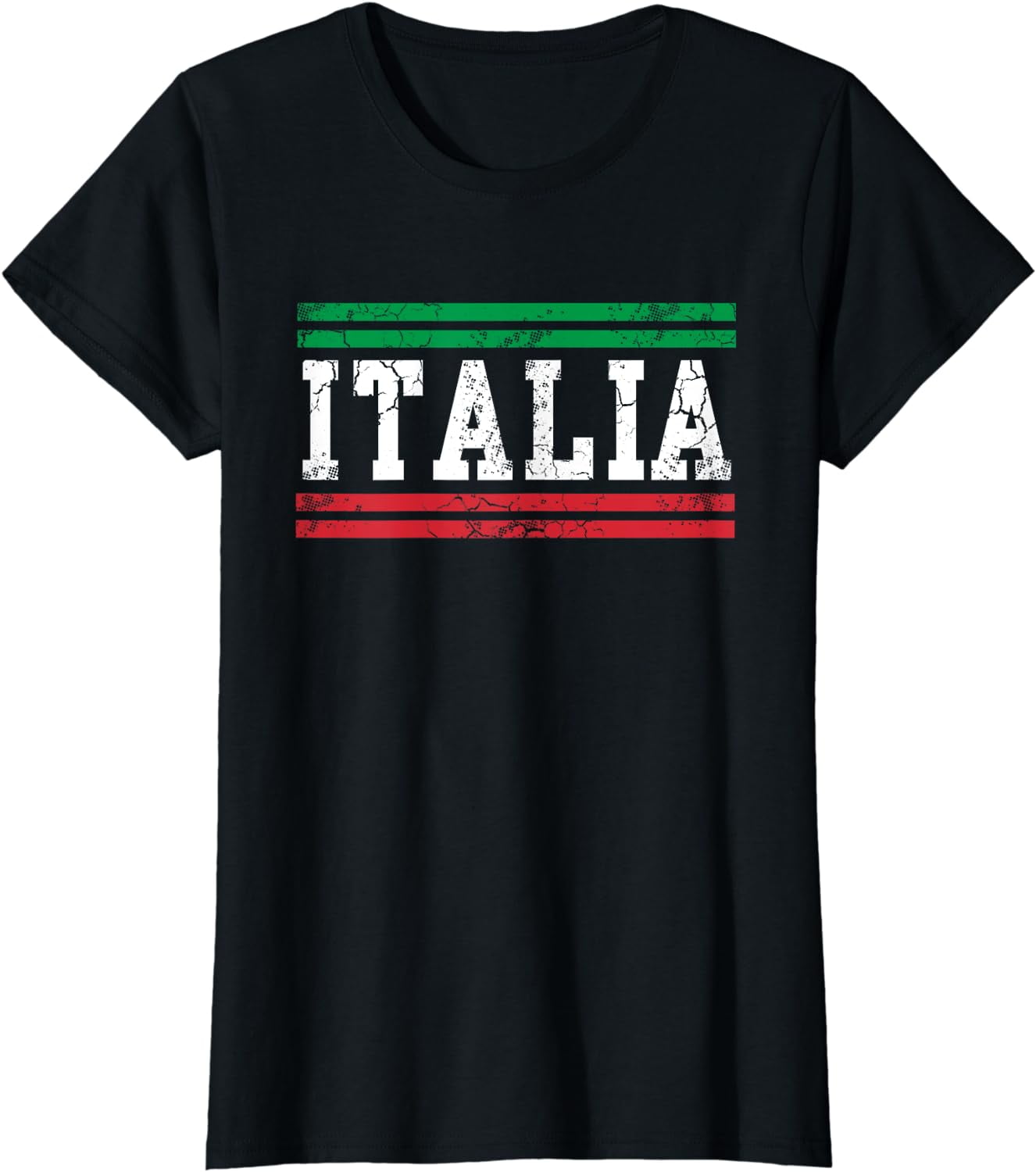 Italia Italian Flag Italy Vintage Distressed Men Women T-Shirt ...