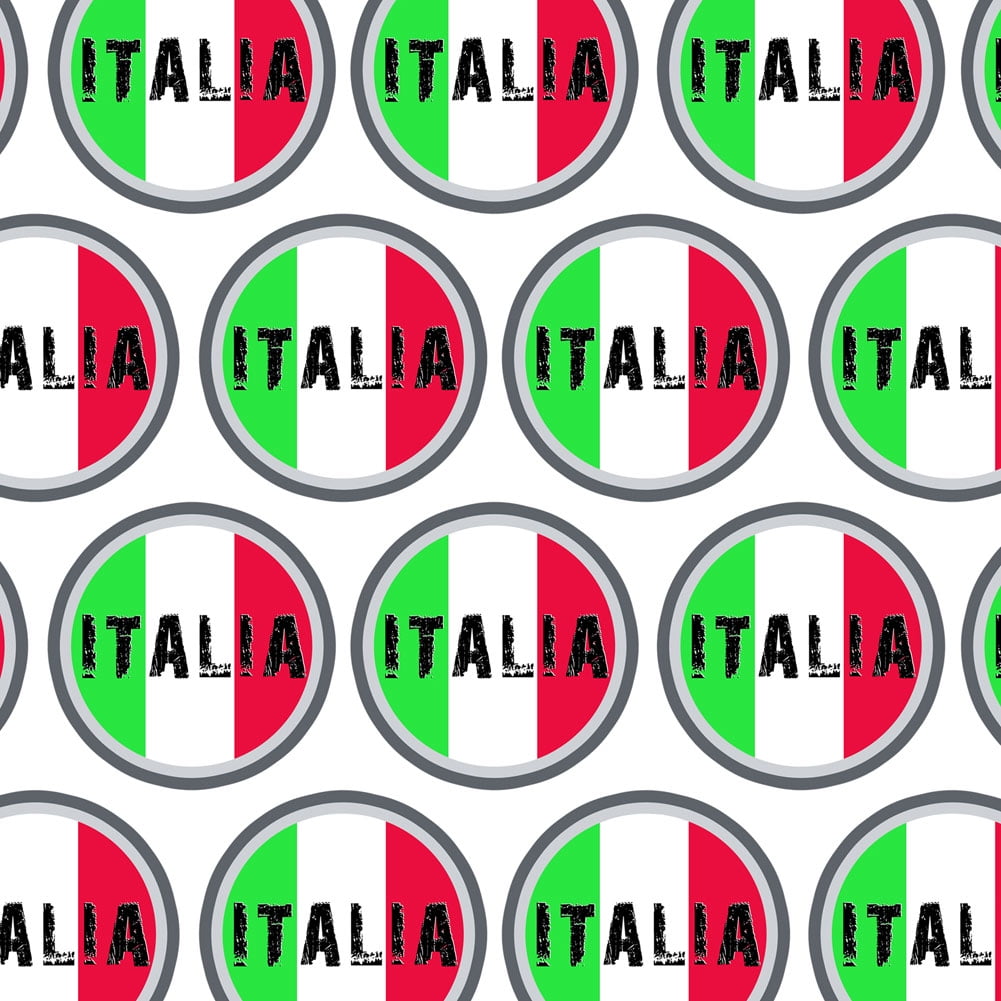 Italia Italy Italian Flag Premium Gift Wrap Wrapping Paper Roll ...