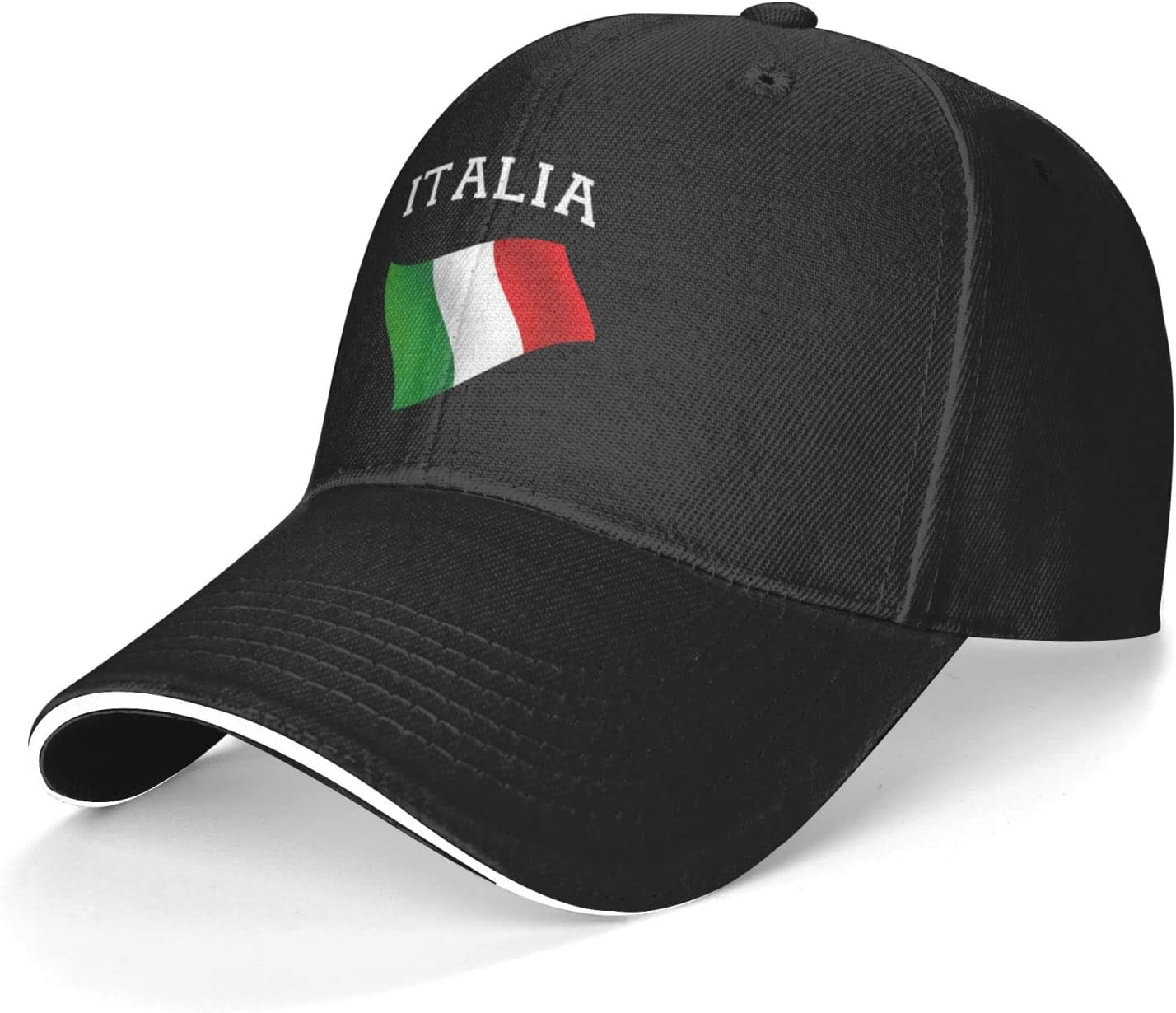Italia Italy Italian Flag Sandwich Hat Adjustable Baseball Cap ...
