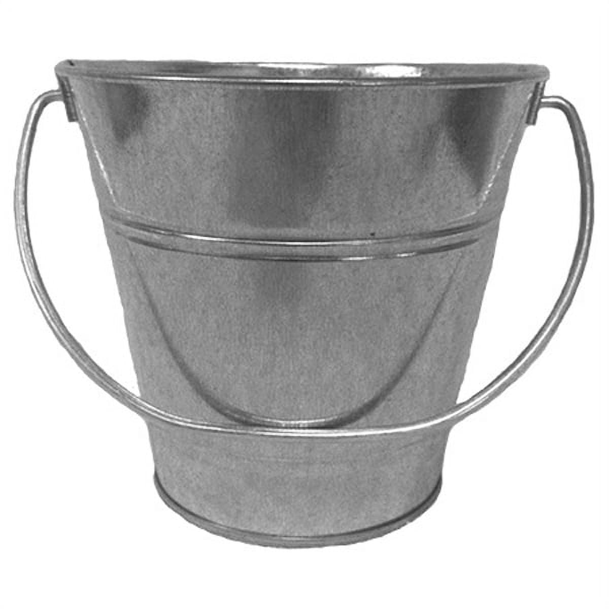 Italia Metal Bucket party favor Galvanize 5.6 X 6" 6 Buckets - Walmart.com