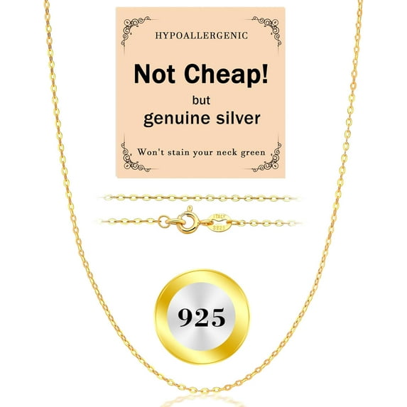 Italian 1.2/1/0.8mm 925 Sterling Silver Chain for Women, Solid Box ...