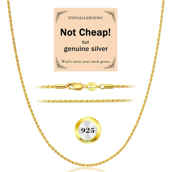 Italian 1.2/1/0.8mm 925 Sterling Silver Chain for Women, Solid Box ...