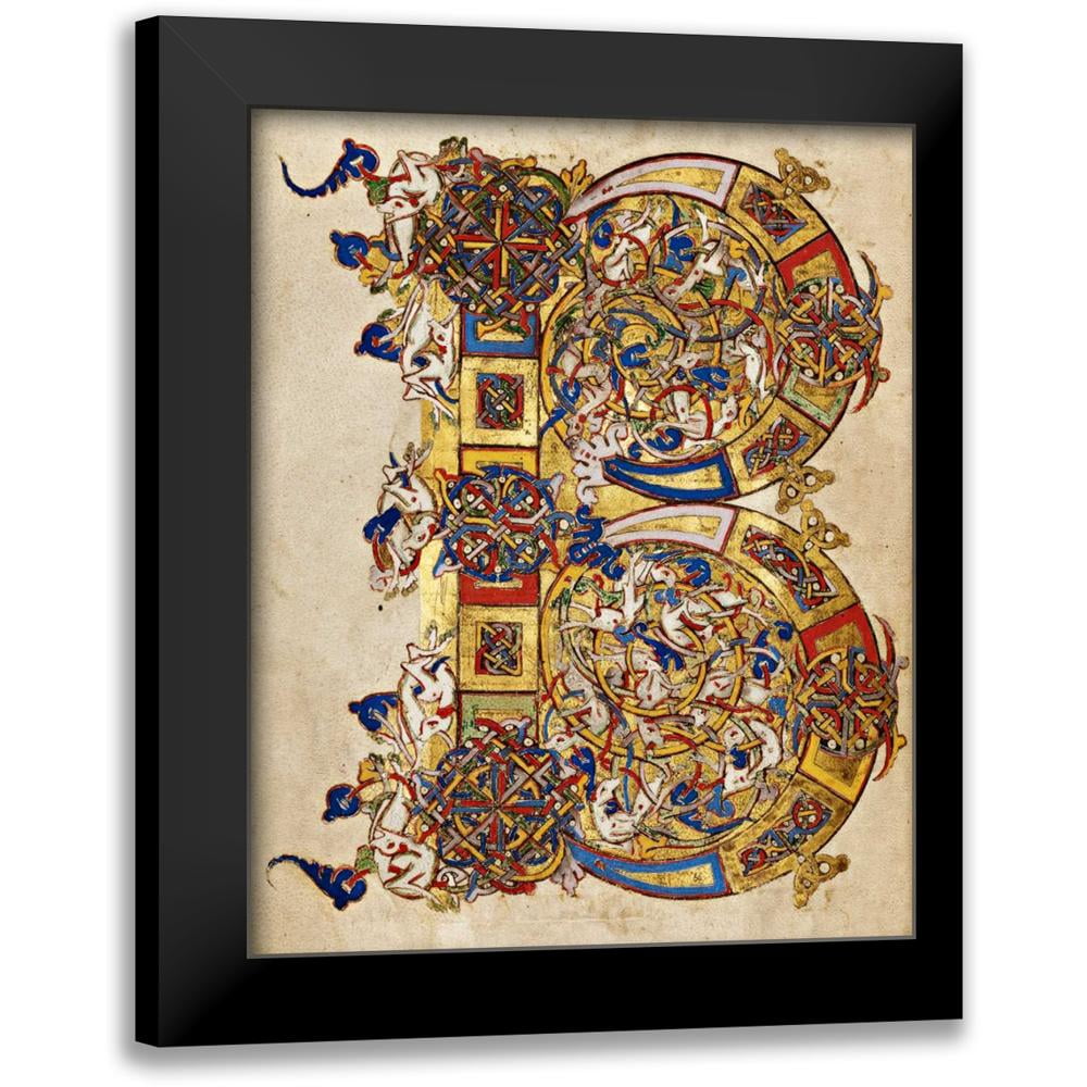 Italian 12th Century 12x14 Black Modern Framed Museum Art Print Titled ...
