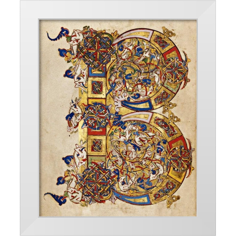 Italian 12th Century 15x18 White Modern Wood Framed Museum Art Print ...