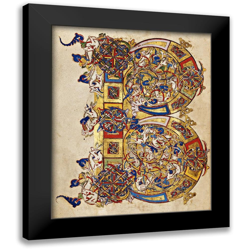 Italian 12th Century 20x24 Black Modern Framed Museum Art Print Titled ...