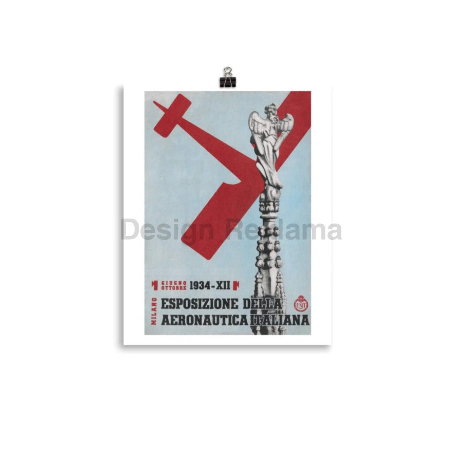 Italian Aeronautic Exposition Milan, 1934 published by Italian ENIT ...