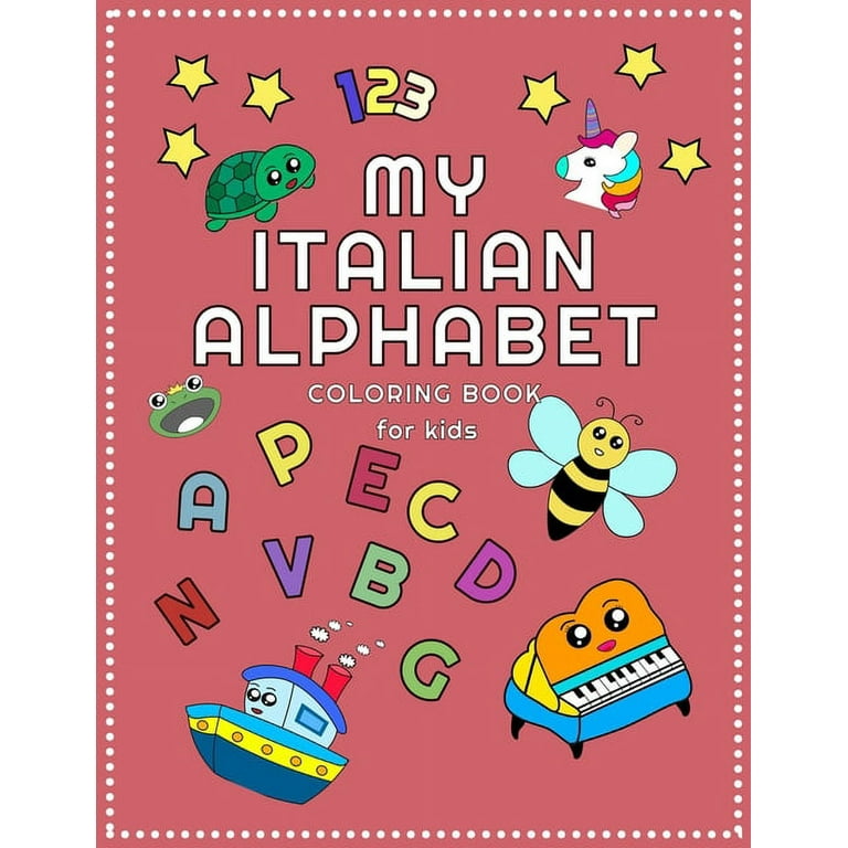 italian coloring book