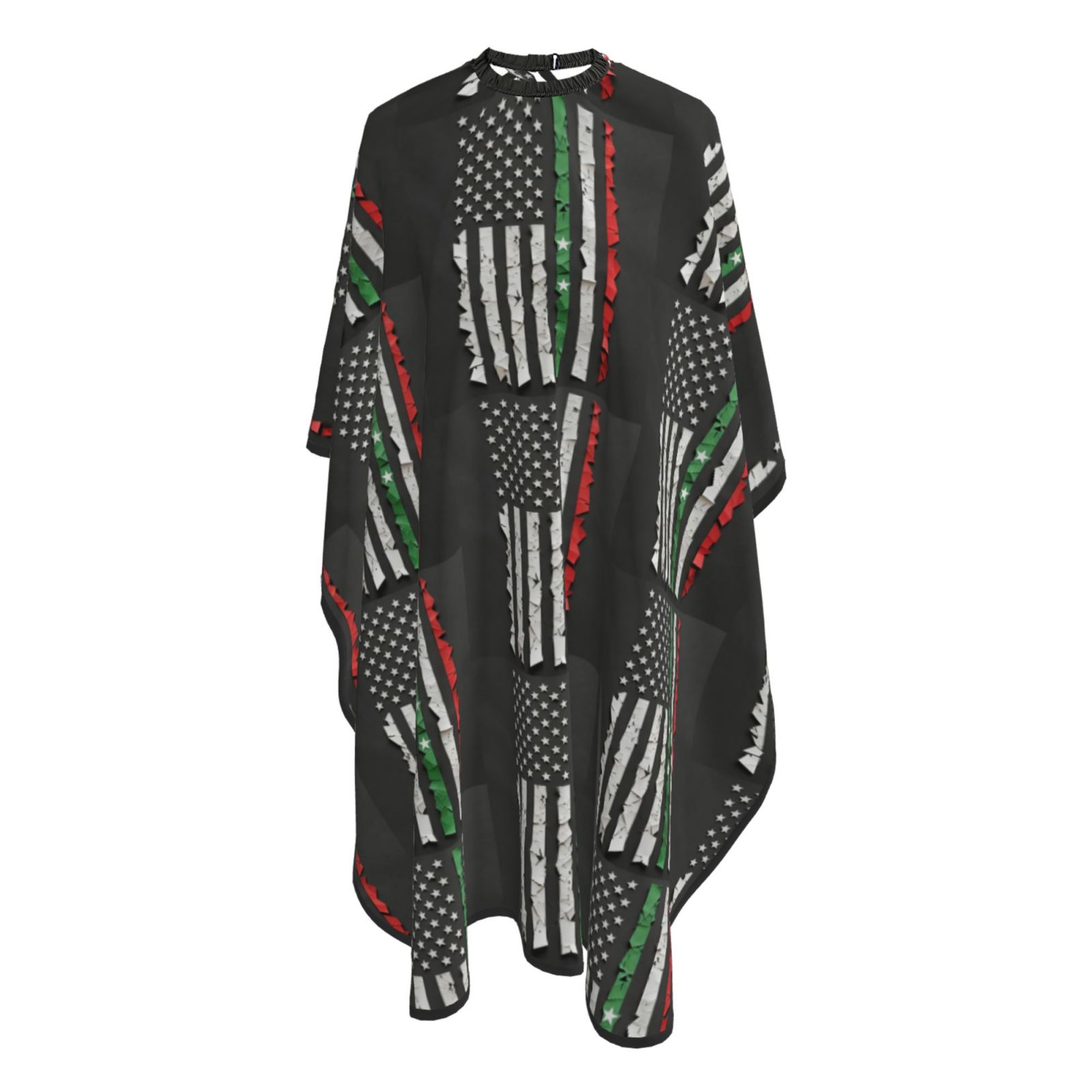 Italian America Thin Line Flag Hair Cutting Cape 66" x 55" Salon Cape ...