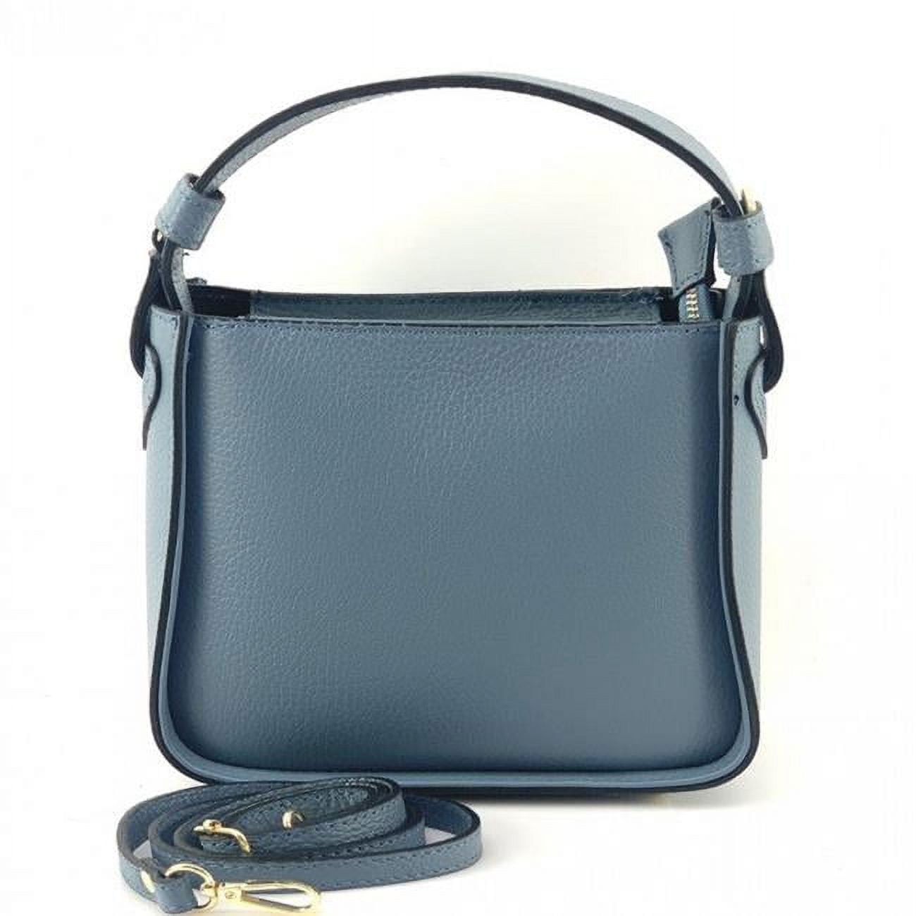 Italian Artisan 66-6529S-Azure Nerine Double Handle Handbag in Soft ...