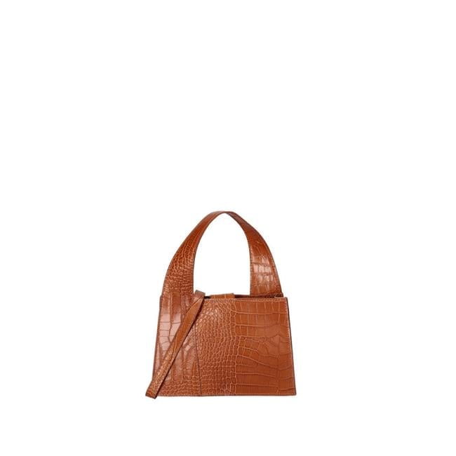 Italian Artisan Italian Artisan Handcrafted Coco Print Leather Shoulder ...