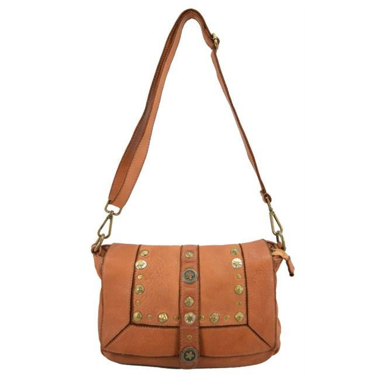 Italian Artisan Womens Handcrafted Vintage Studded Shoulder Handbag in ...