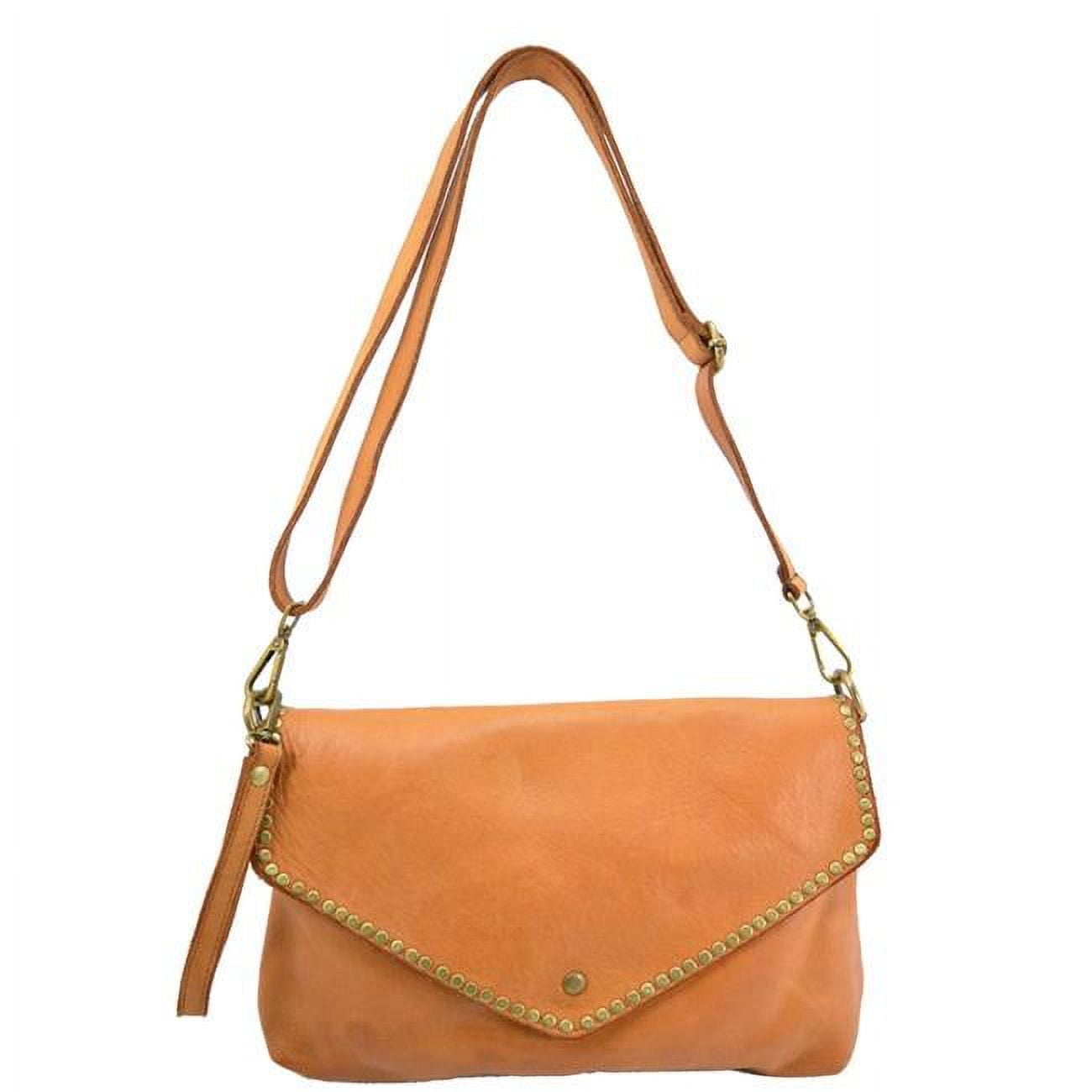 Italian Artisan WPF-VWB-T021-Cognac Womens Handcrafted Vintage Washed ...