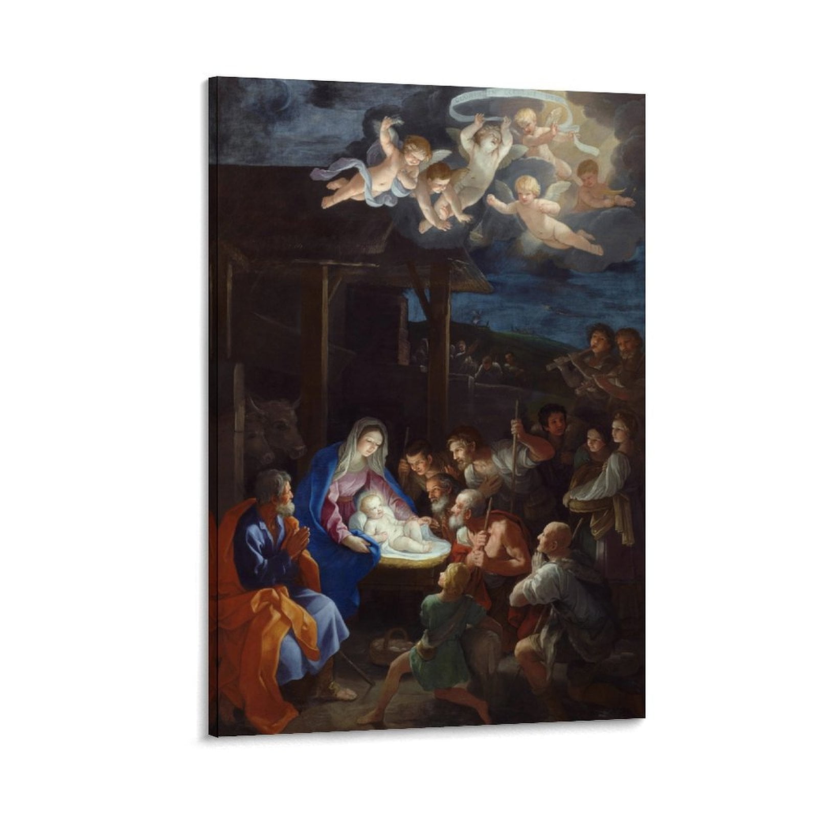 Italian Baroque Painters Guido Reni The Nativity at Night Poster ...