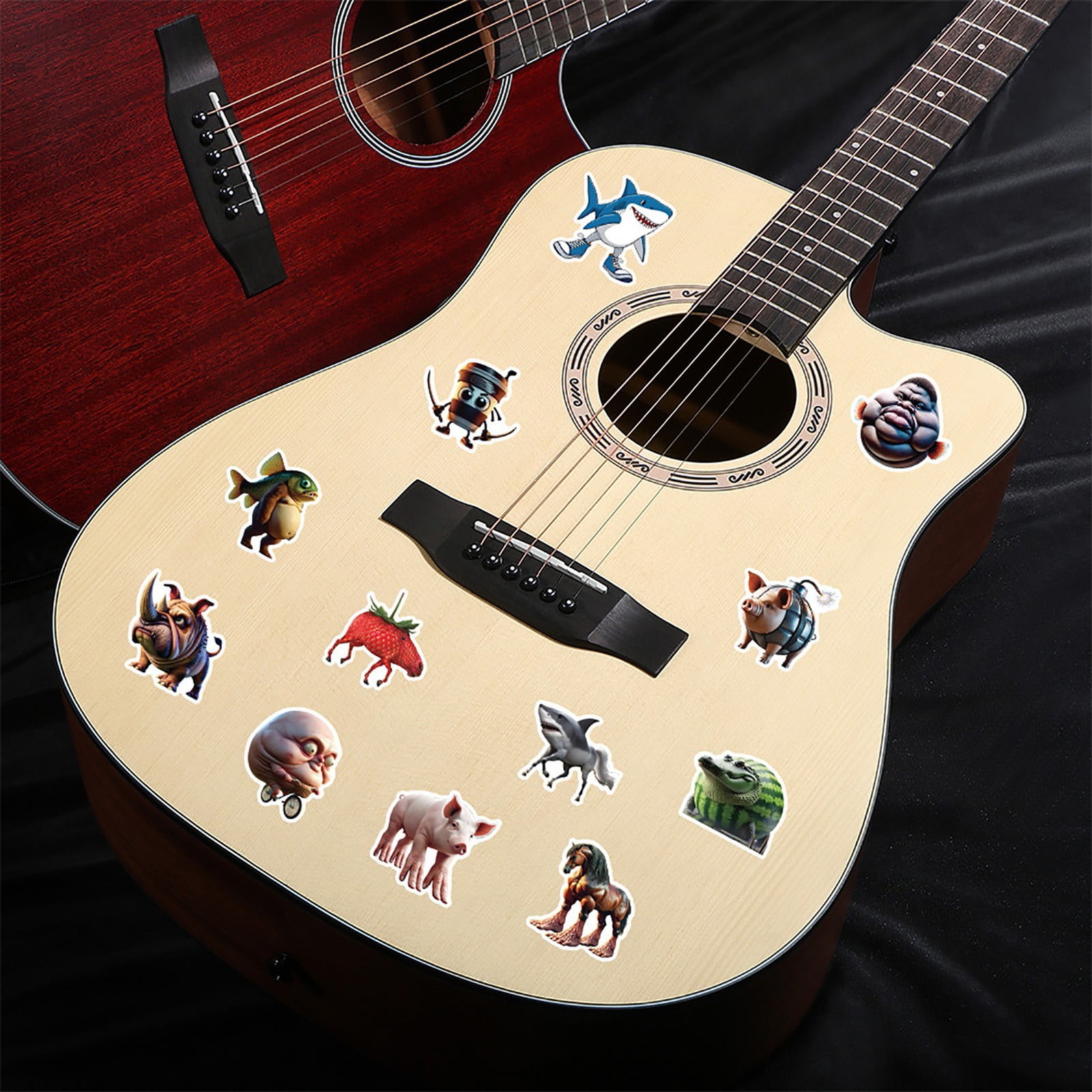 Italian Brain Rot stickers, Tung Tung Tung Sahur Stickers, Cartoon ...