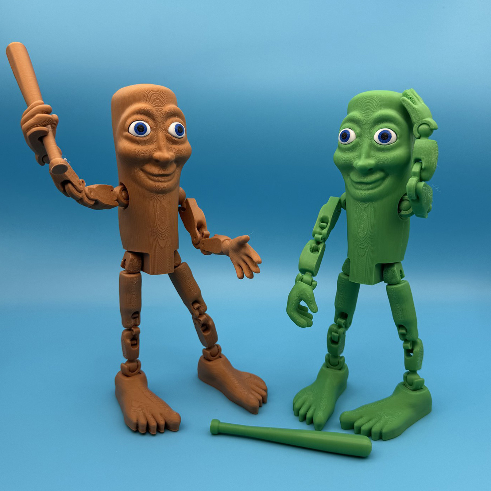 Italian Brainrot - 2PC Action Figure Doll Toy - Age 4+, AI Italian ...