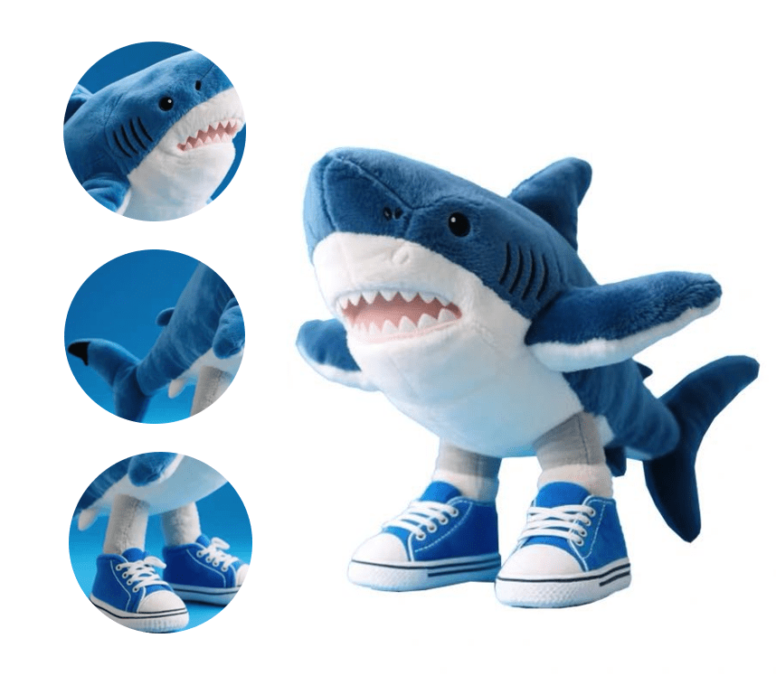 Italian Brainrot AI 2025 Popular Tralalero Tralala Plush, 12" Tung Tung Tung Sahur Plush, Soft ...