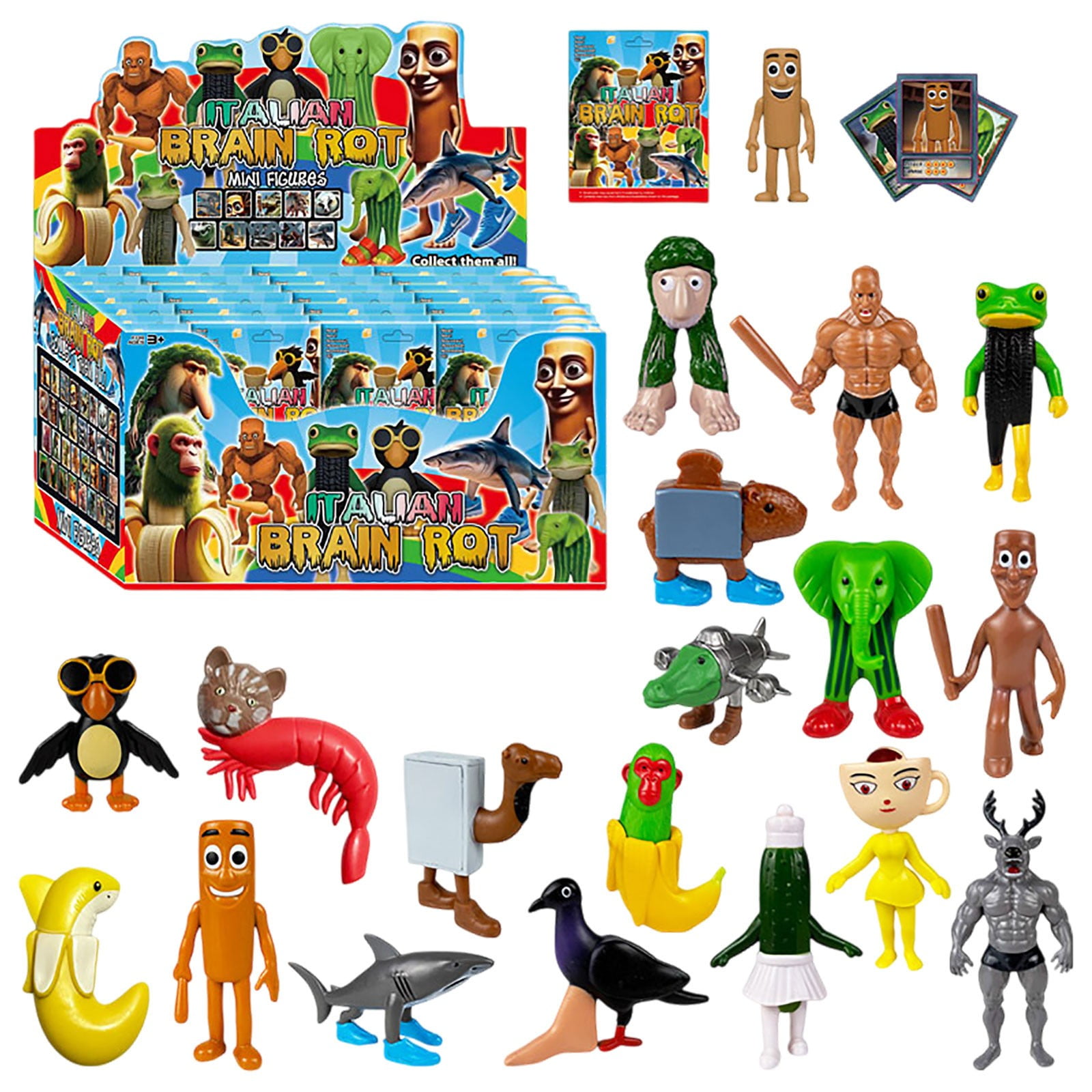 Italian Brainrot AI Building Blocks Set, Funny Parent-child Interaction ...