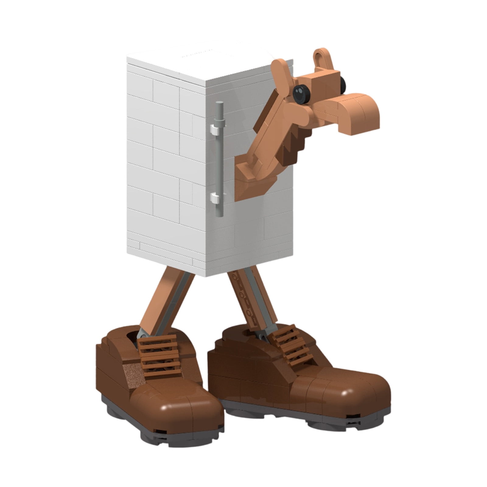 Italian Brainrot AI Cartoon Toy Building Blocks, 4 Inch Patience and ...