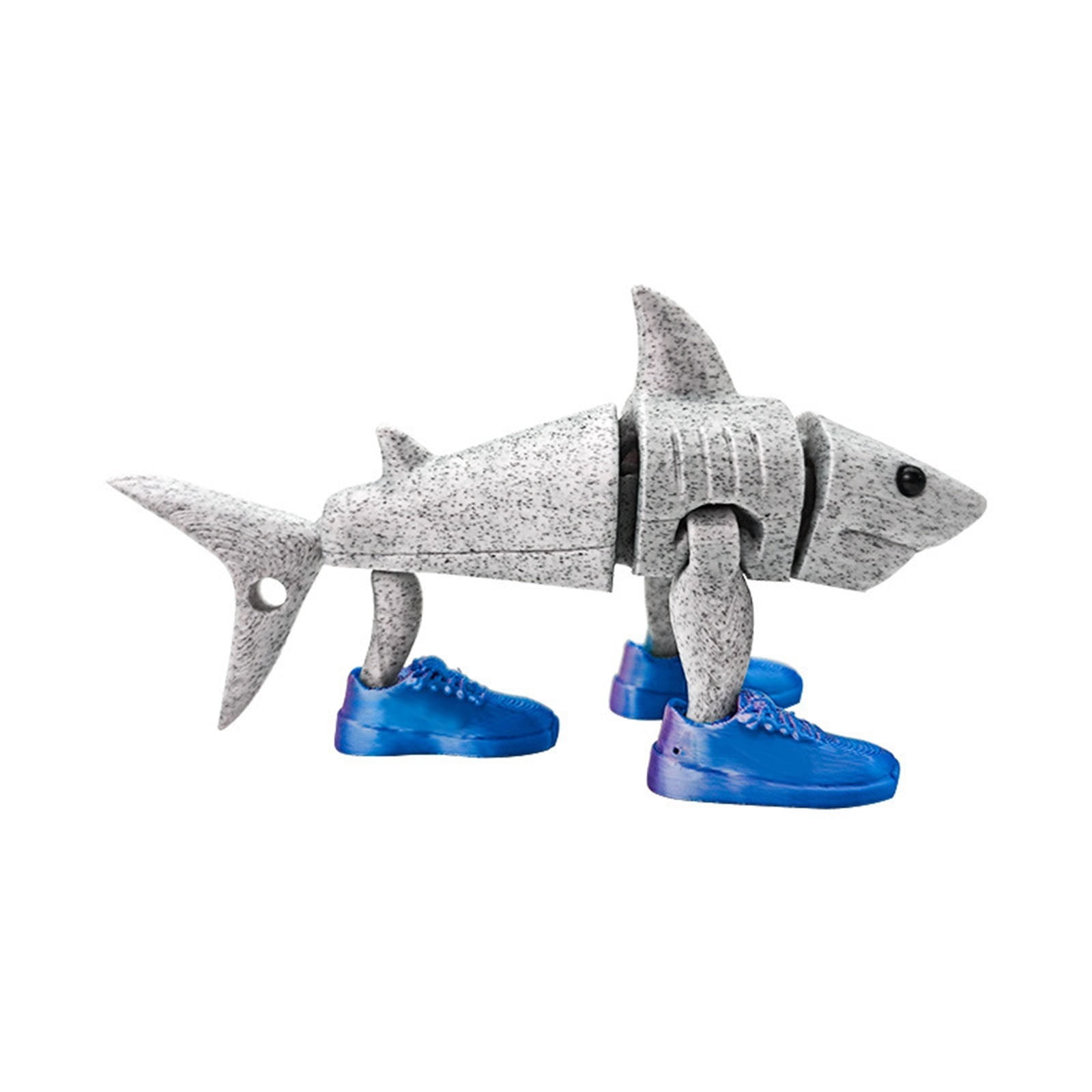 Italian Brainrot AI Italian Animals 3D Printed Shark Keychain Unique ...