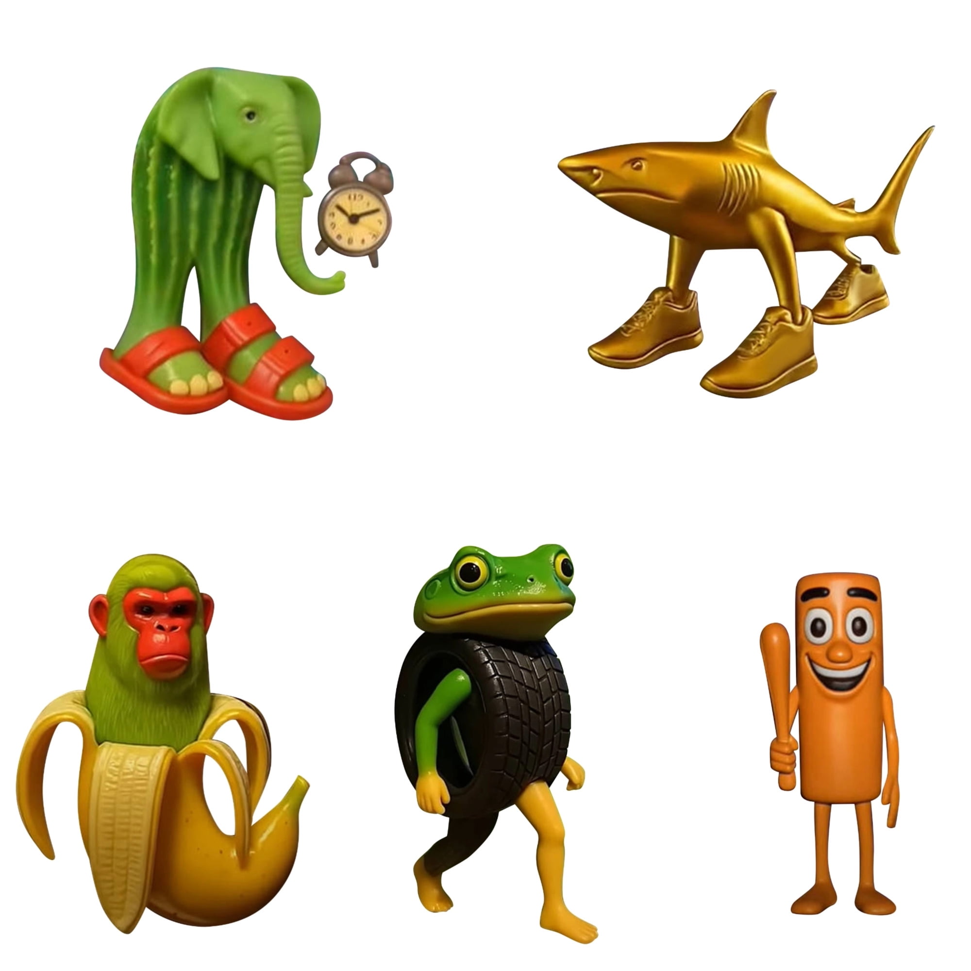 Italian Brainrot AI Italian Animals Collection 3D Printed Toys ...