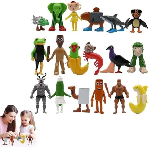 Italian Brainrot Action Figure, Animal Tralalero Tralala Figures Toys ...
